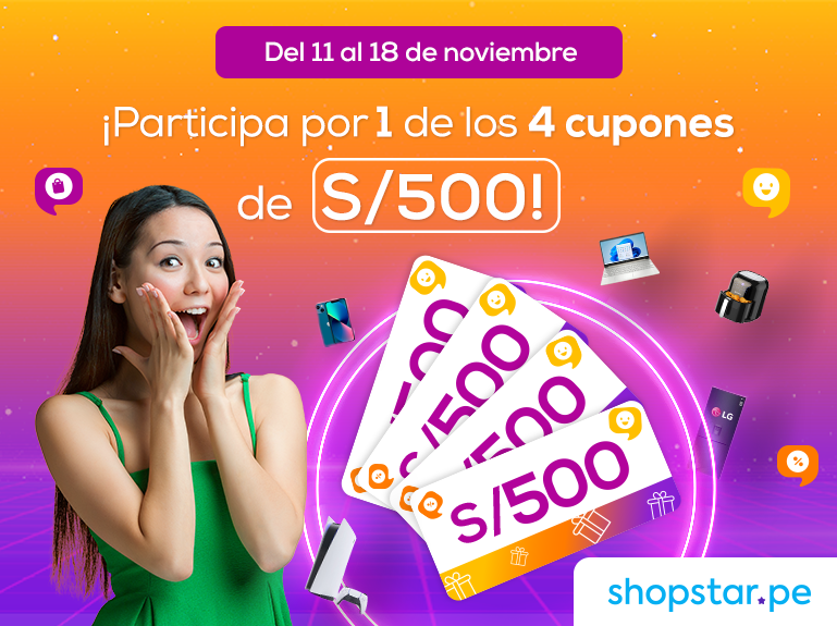 Shopstar: Sorteo Cupones Noviembre